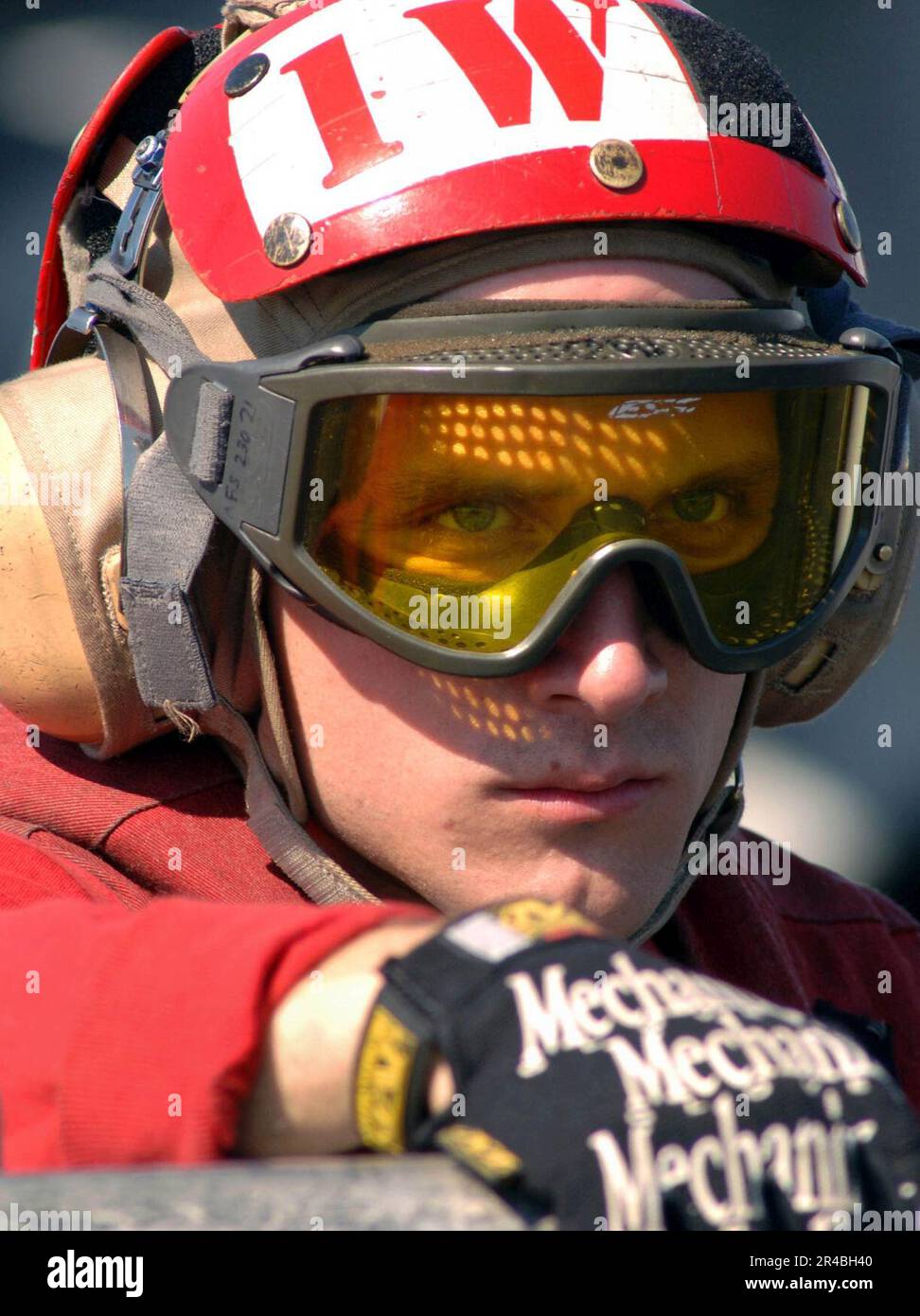 US Navy An Aviation Ordnanceman assigned to the Sunliners of Strike ...