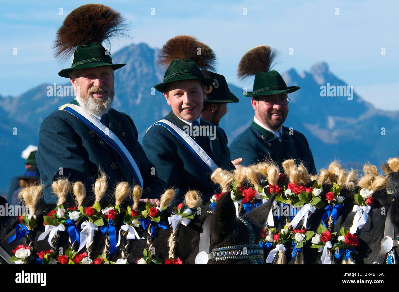 Pilgrimage to St. Koloman near Fuessen, Allgaeu, Bavaria, Germany Stock ...