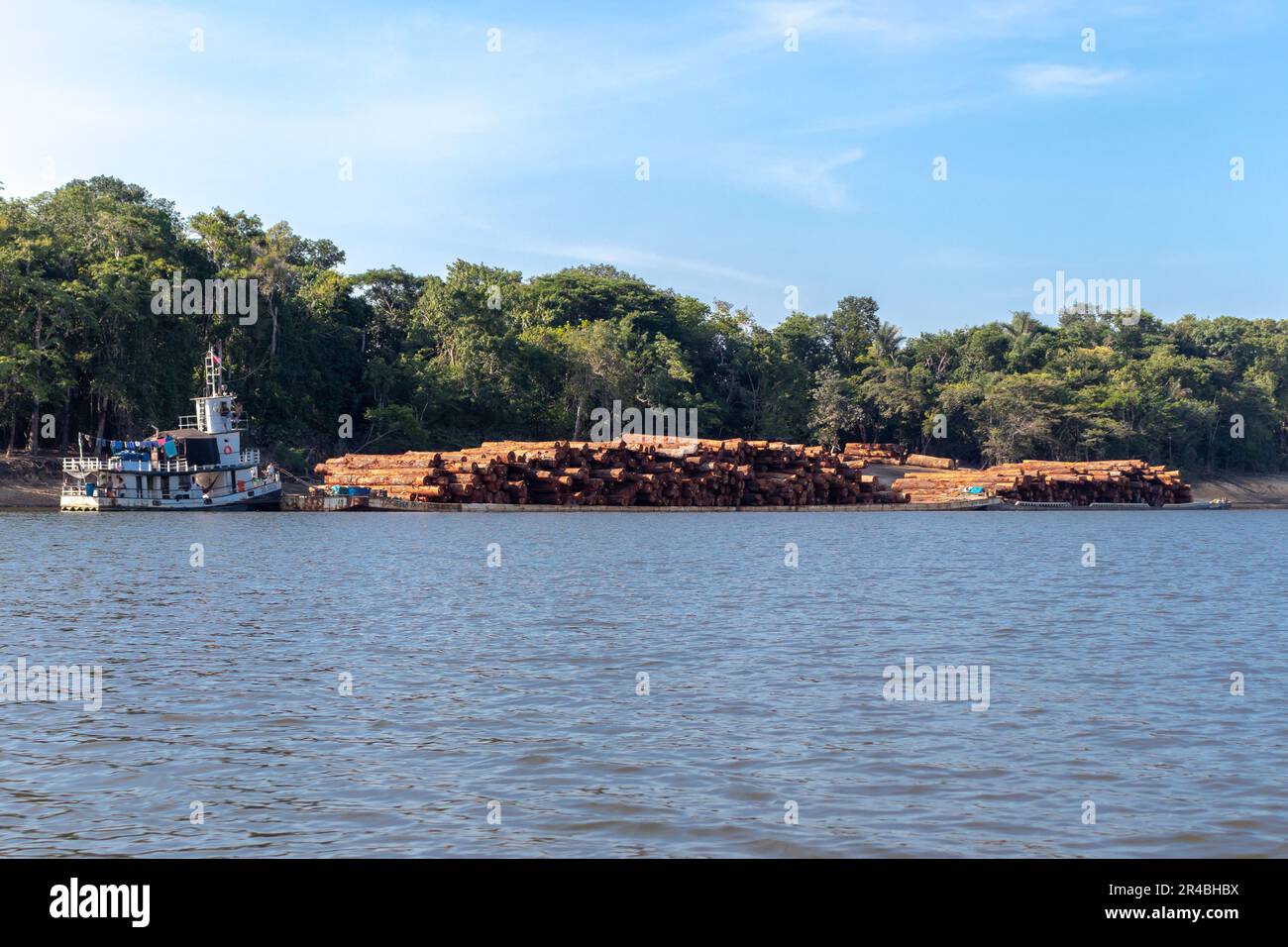 Rainforest timber transport brazil hi-res stock photography and images ...