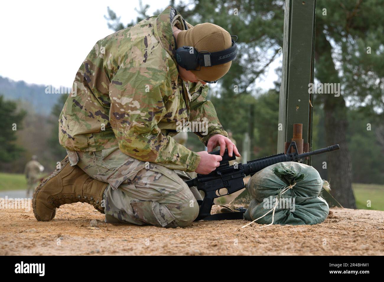 U.S. Army Sgt. Christian Hernandez with U.S. Army Garrison Rheinland ...
