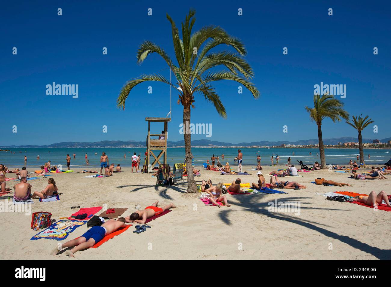 Playa de S'Arenal, El, Majorca, Balearic Islands, Spain Stock Photo - Alamy