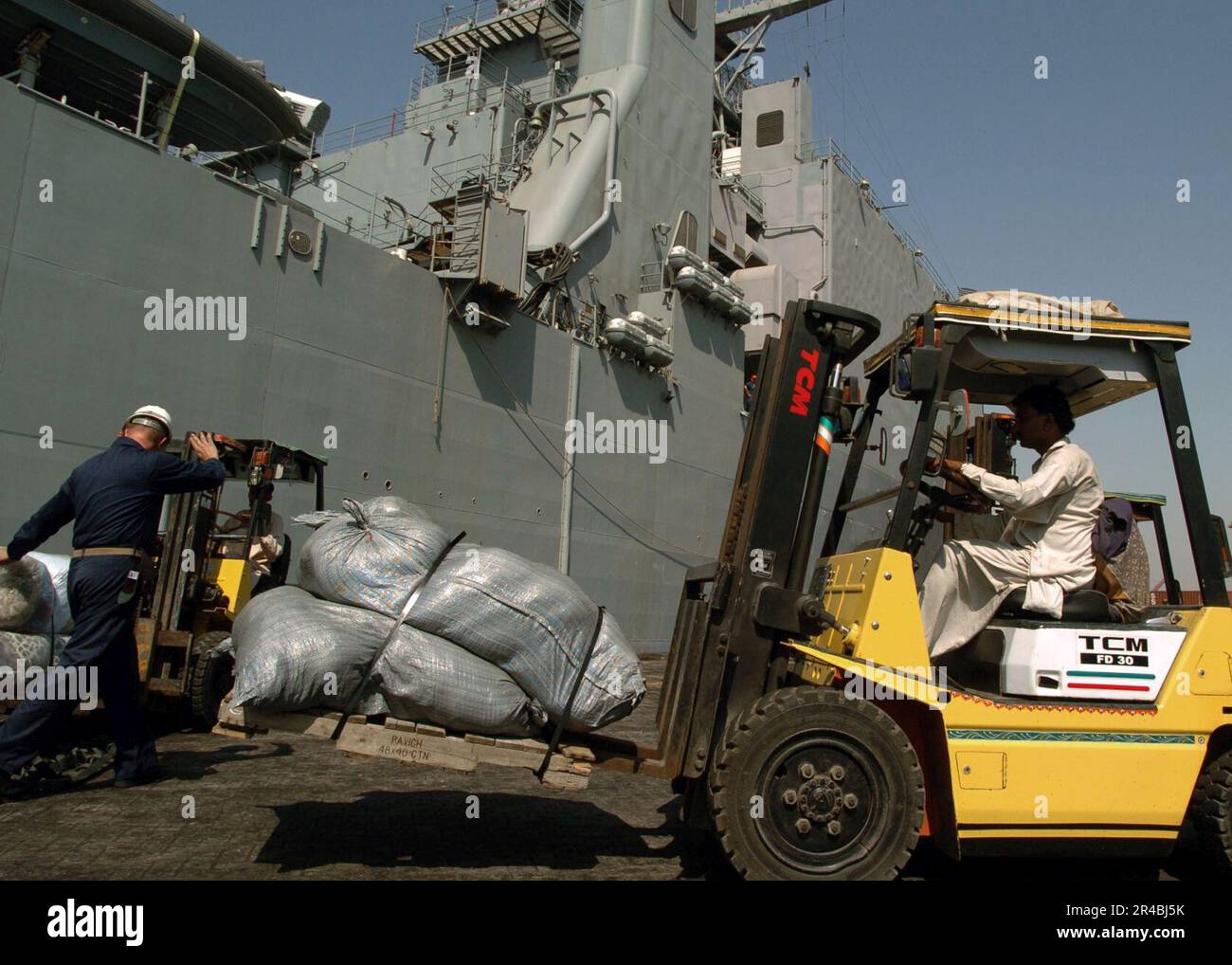 Transports landing supplies hi-res stock photography and images - Alamy