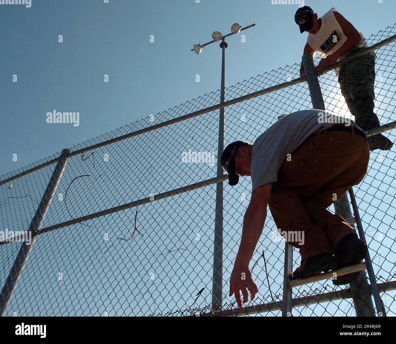 US Navy U.S. Navy Sailors assigned to the Nimitz-class aircraft carrier ...