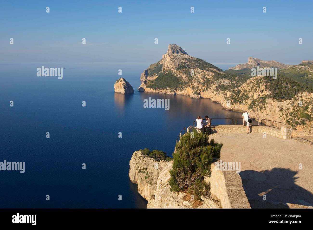 Cap Formentor, View from Mirador des Colomer, Majorca, Balearic Islands ...