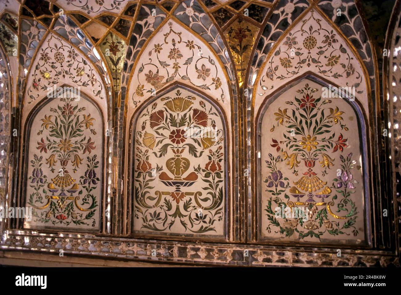 Sheesh mahal amber fort jaipur india hi-res stock photography and ...