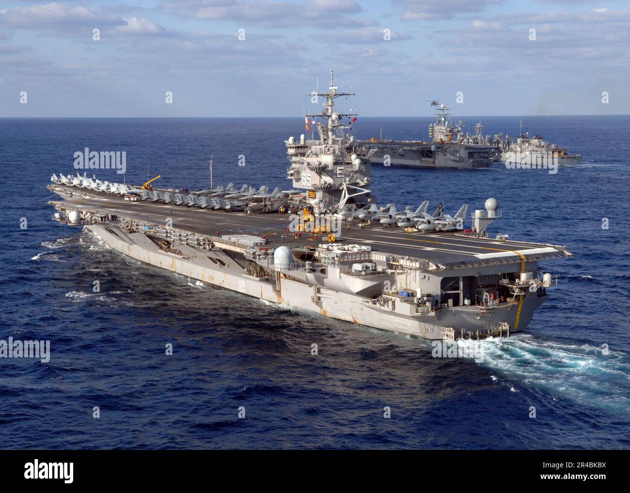 US Navy The nuclear-powered aircraft carrier USS Enterprise (CVN 65 ...