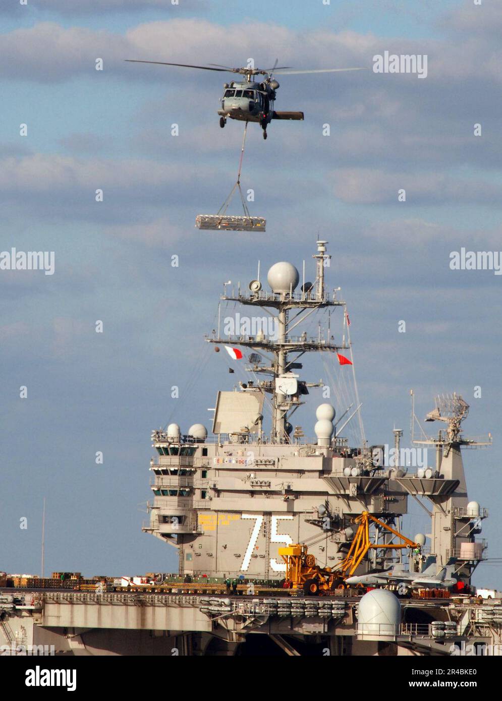 US Navy An MH-60S Seahawk helicopter, assigned to the Bay Raiders of ...