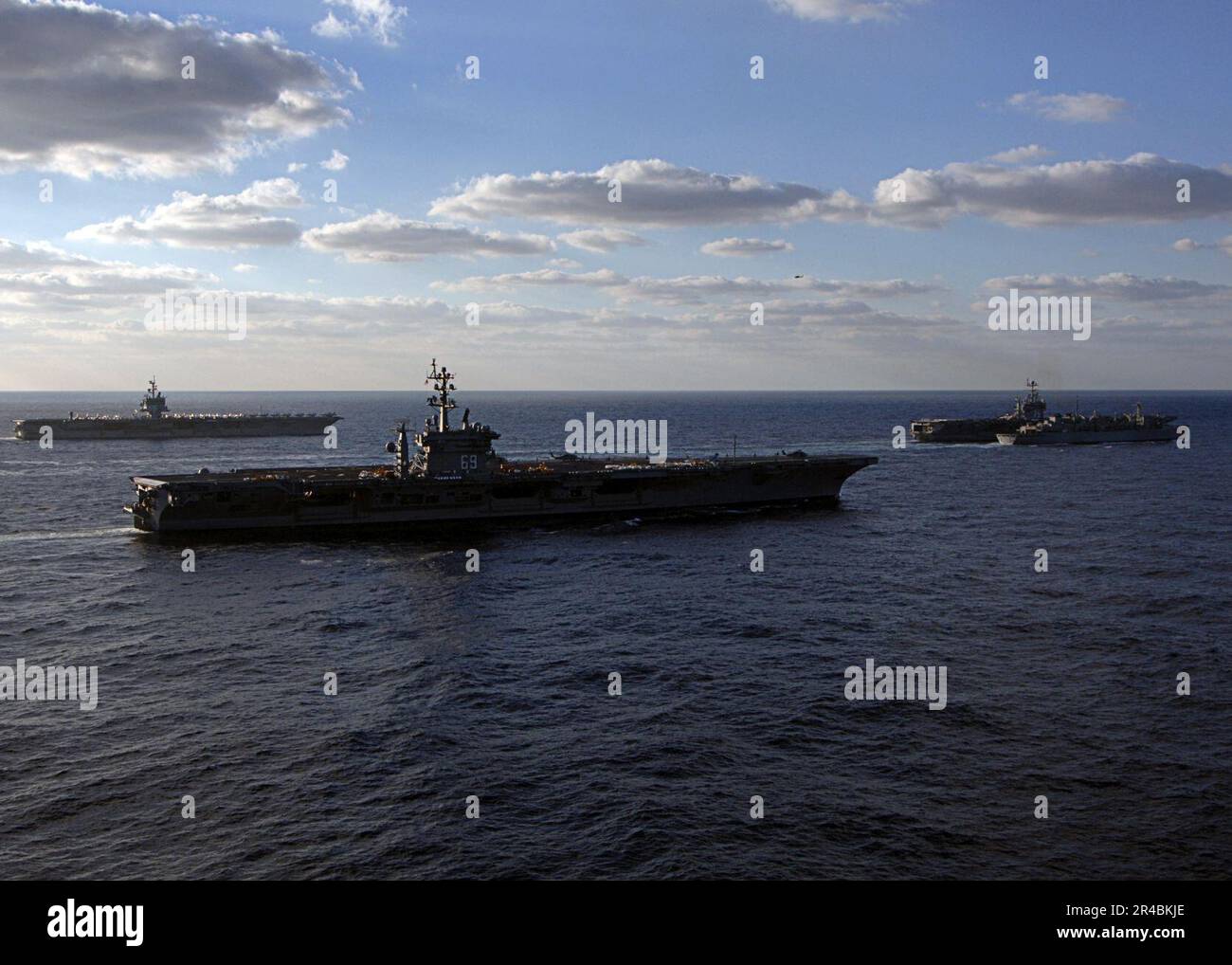 US Navy USS Harry S. Truman (CVN 75), USNS Arctic (T-AOE 8), USS ...