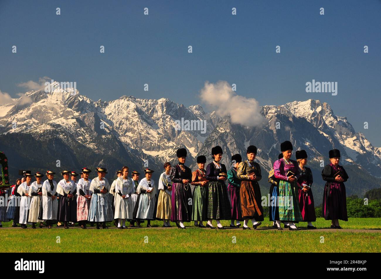 Bavaria, traditional costumes, folklore, tradition, customs, Corpus ...