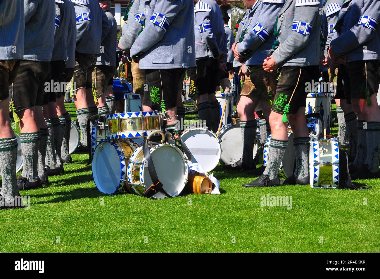 Bavaria, traditional costumes, mountain riflemen, folklore, tradition ...
