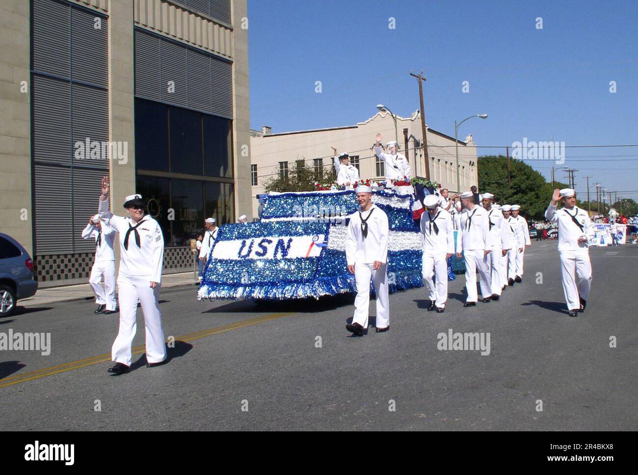 US Navy Sailors from various Navy commands around San Antonio, Texas ...