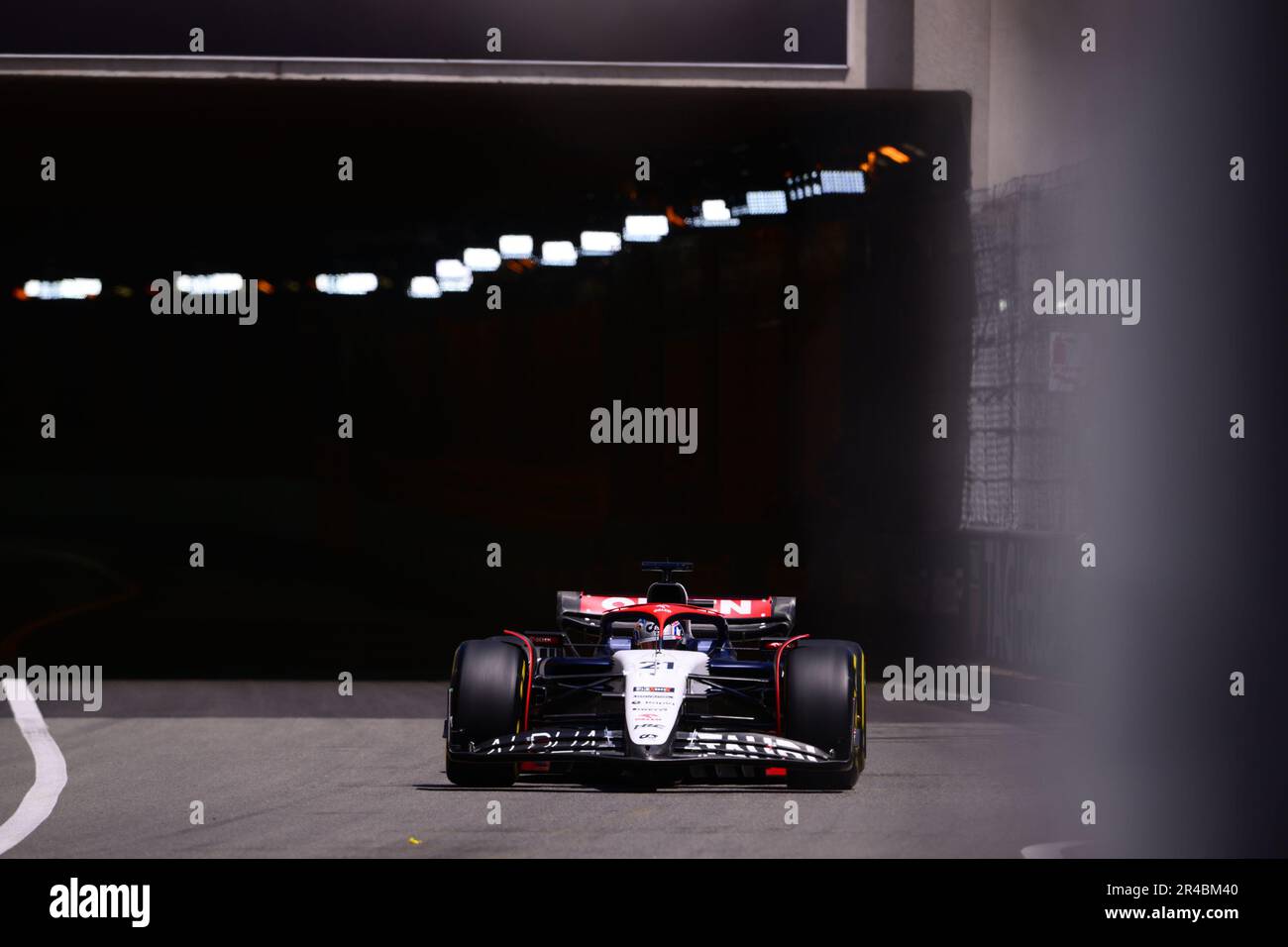 Nick De Vries of Scuderia Alpha Tauri drive his single-seater during ...