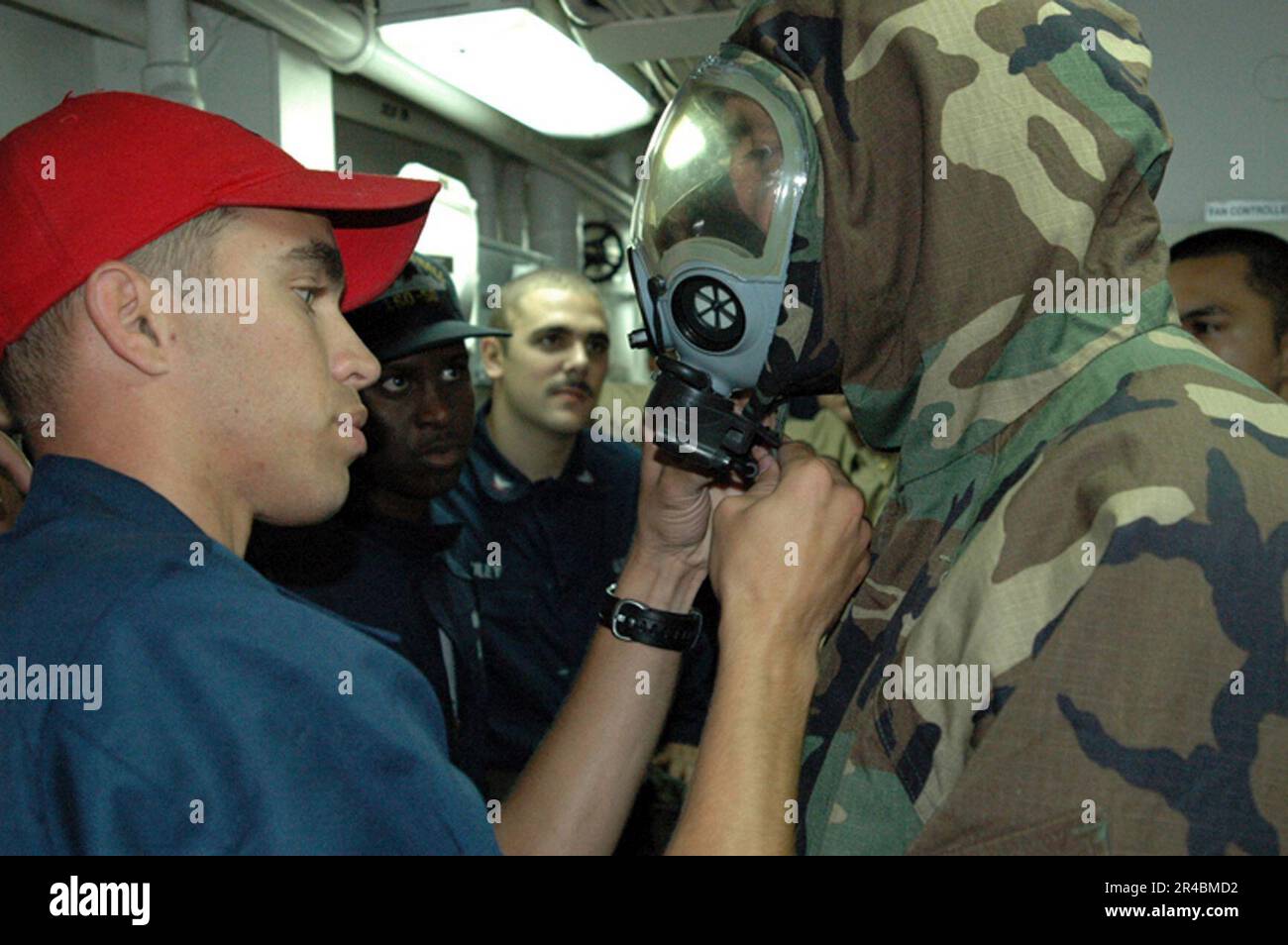 US Navy Navy Counselor 1st Class a member of the Damage Control ...