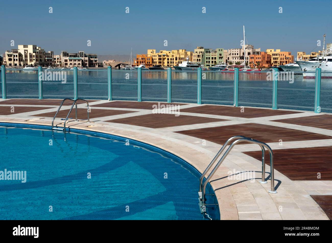 Swimming pool, marina, marina, el-Guna, Egypt Stock Photo - Alamy