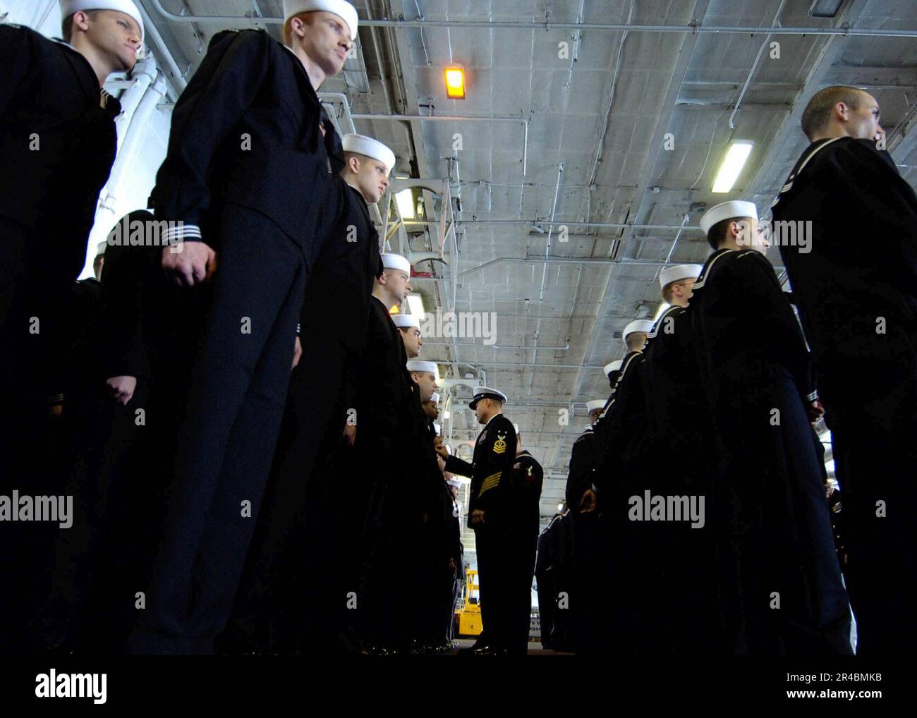 US Navy Engineering Department's Electrical Division's Leading Chief ...