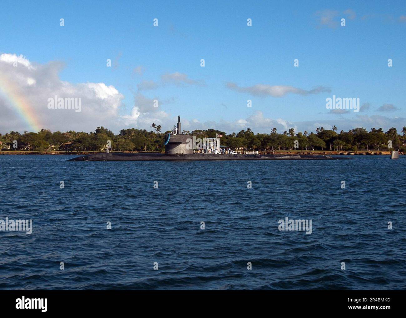 US Navy The Los Angeles-class fast attack submarine USS Key West (SSN ...