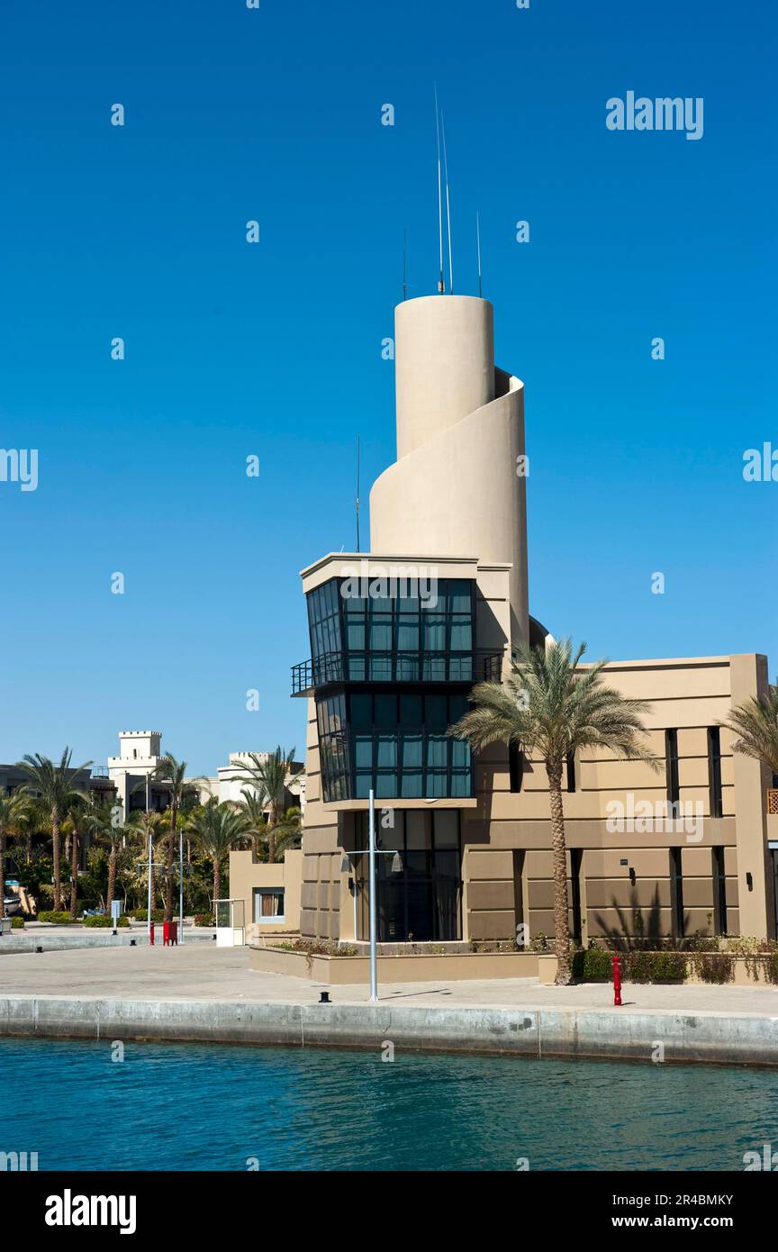 Harbour Master's Tower, tower, Port Ghalib, Marsa Alam, Egypt Stock ...