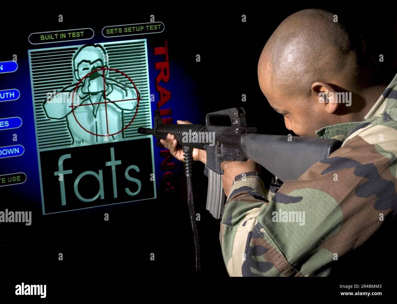 US Navy Master-at-Arms 2nd Class assigned to Security on board Naval ...