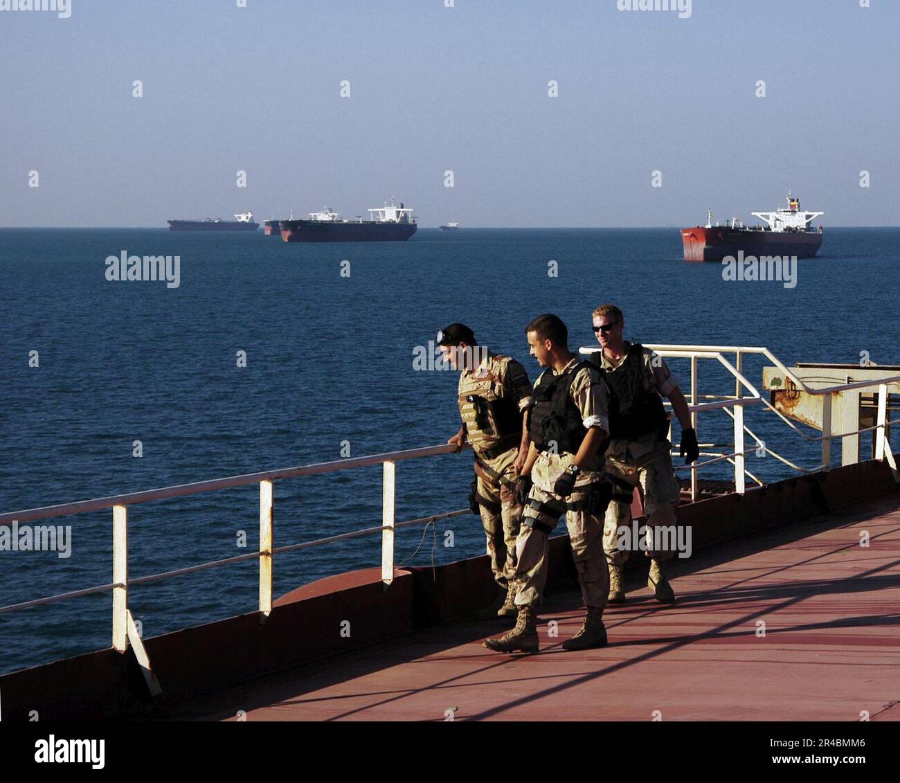 US Navy U.S. Coast Guard and Iraqi Marines conduct Visit, Board, Search ...