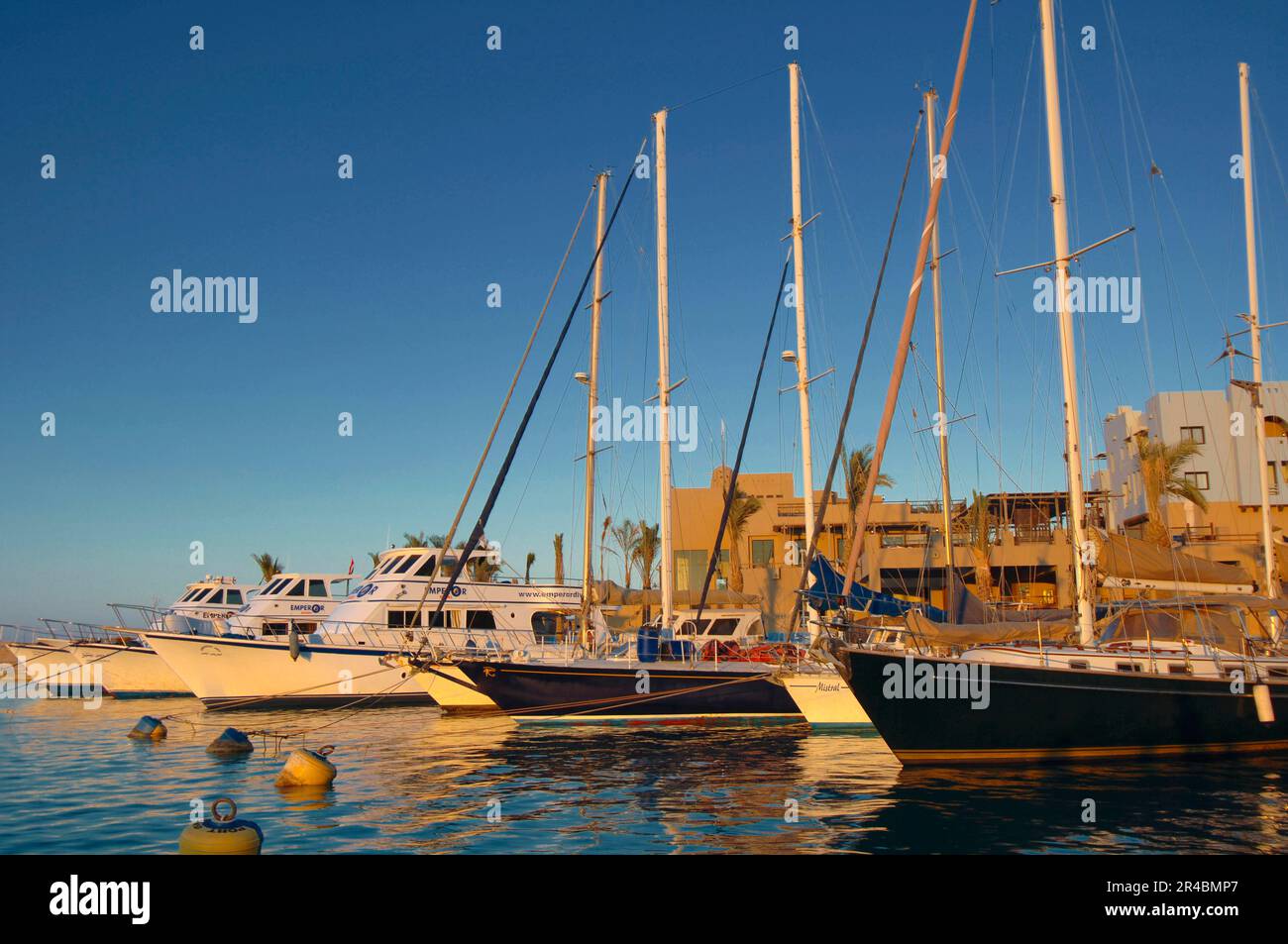 Yacht, yachts, marina, harbour promenade, Port Ghalib, Marsa Alam ...