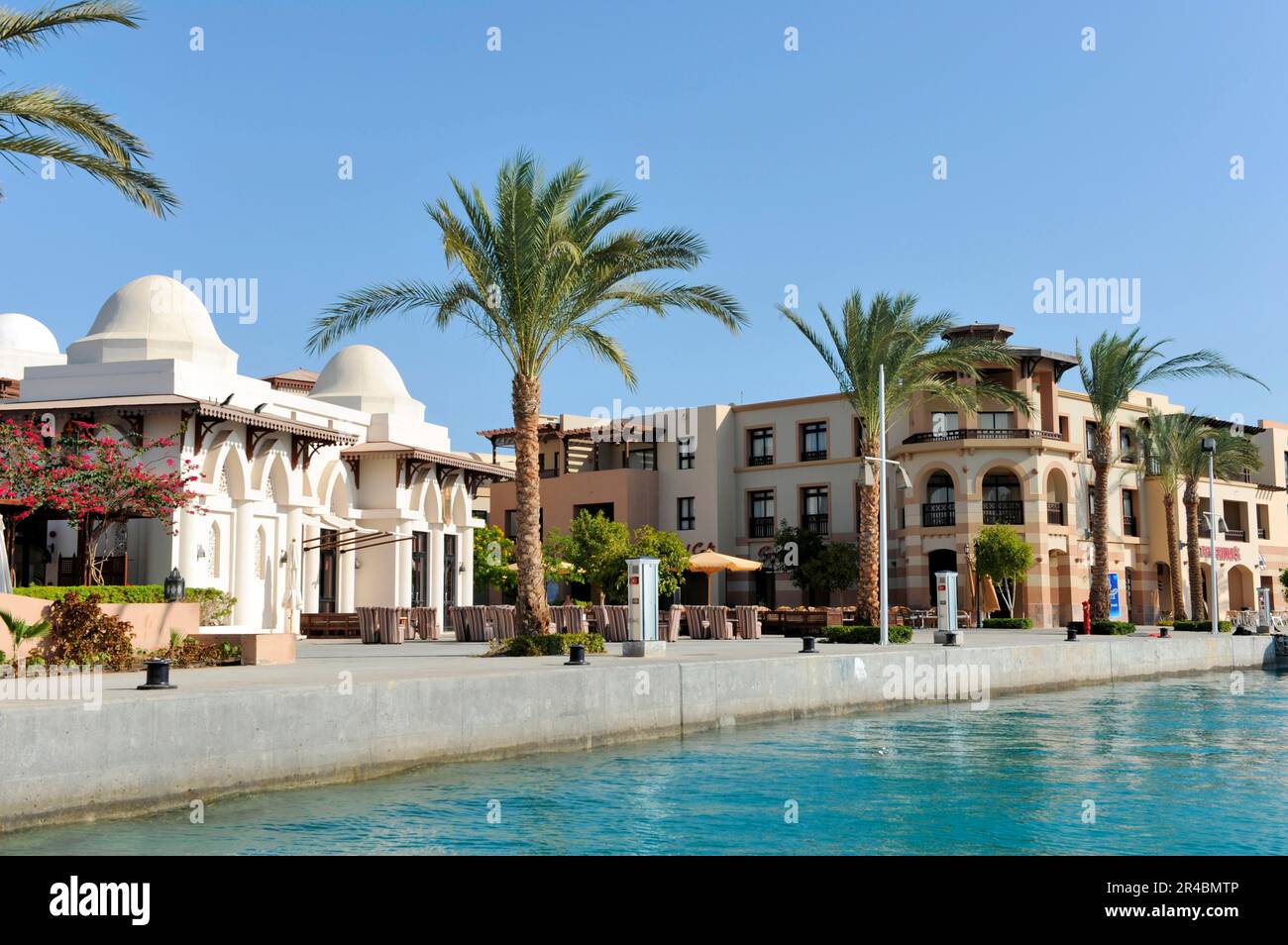 Harbour promenade, marina, Port Ghalib, Marsa Alam, Egypt, marina Stock ...
