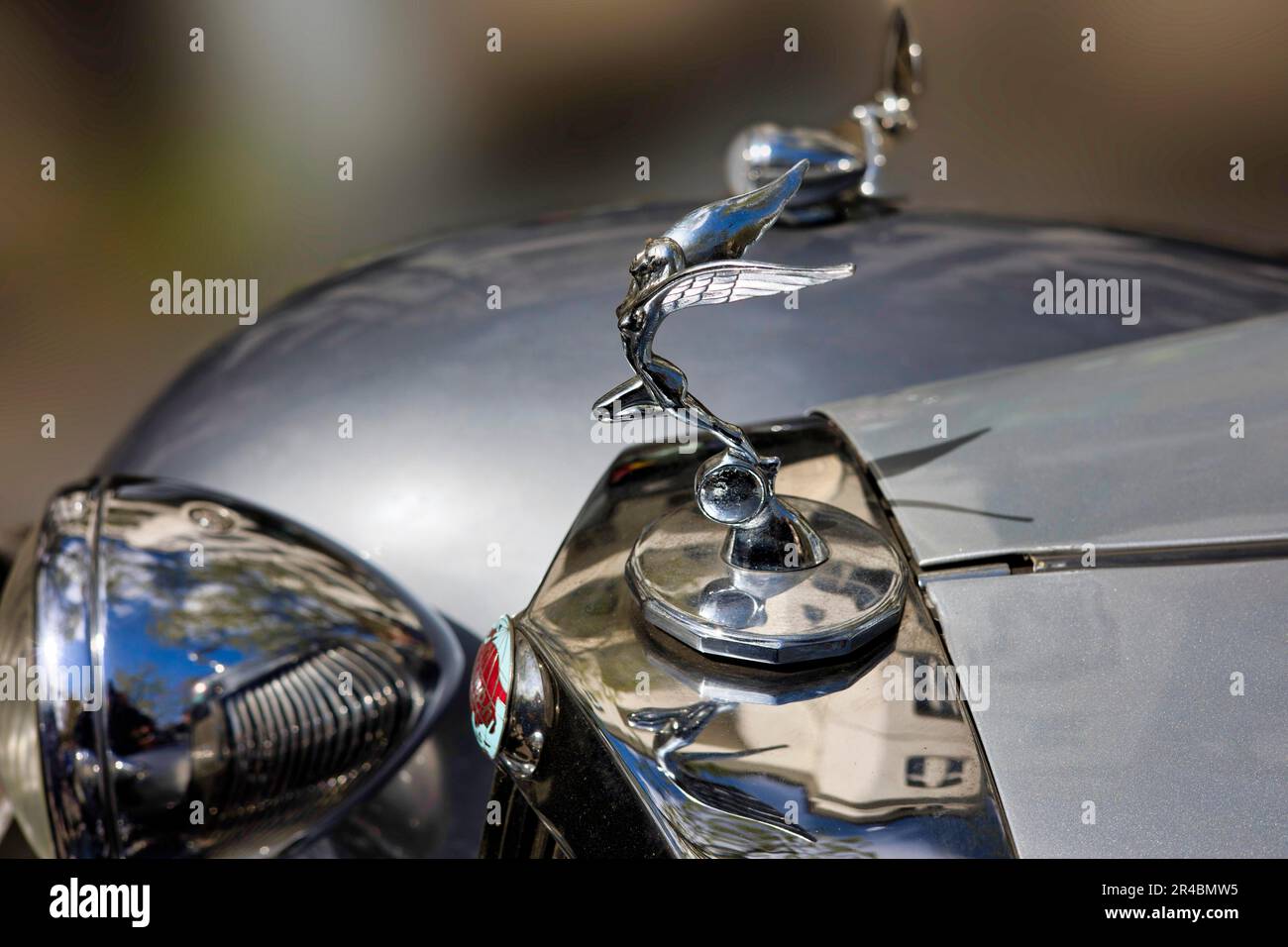 Triumph Roadster radiator mascot, Classic Days, Berlin, Germany Stock ...