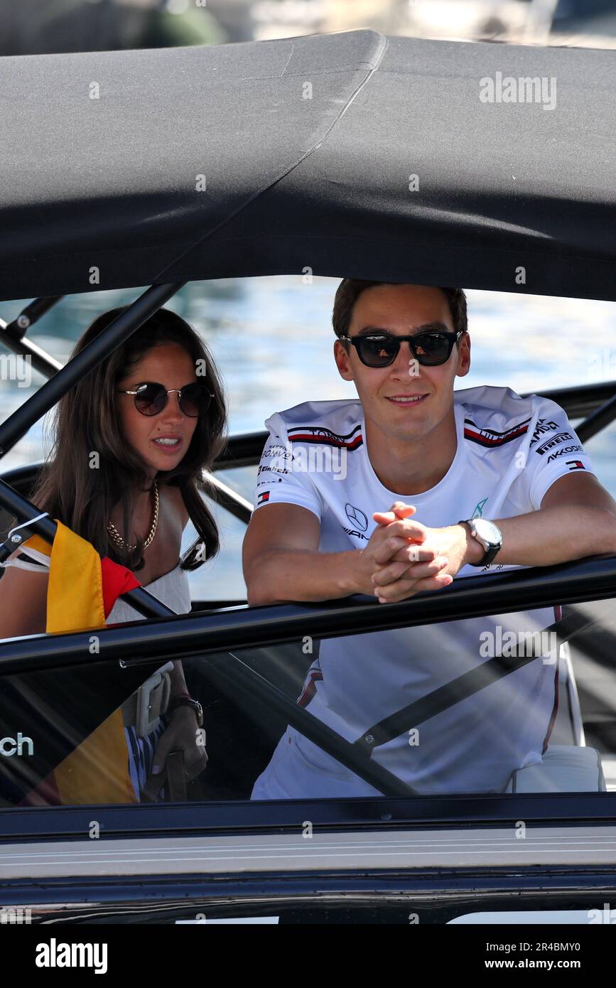 Monte Carlo, Monaco. 27th May, 2023. George Russell (GBR) Mercedes AMG ...