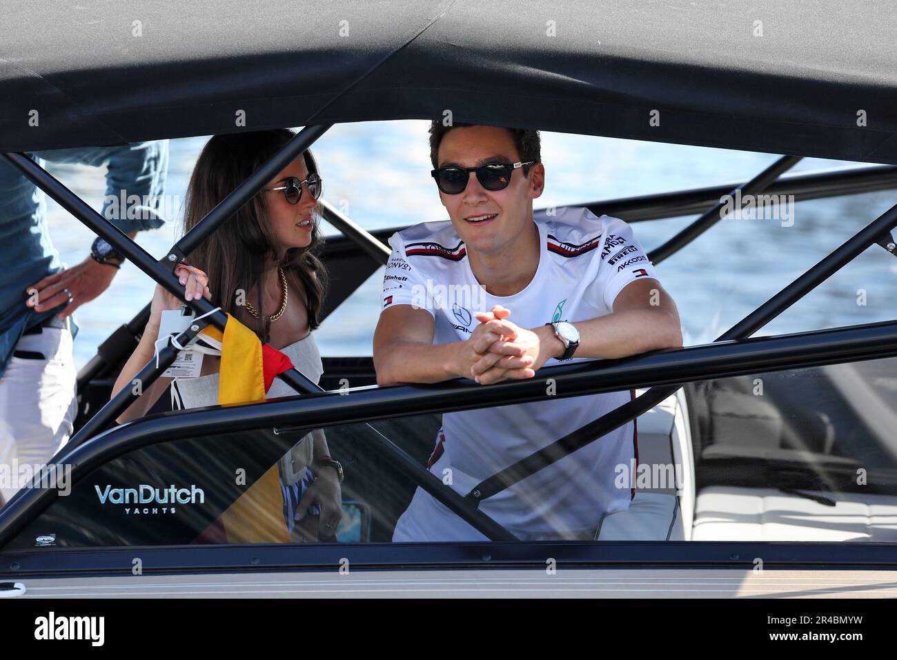Monte Carlo, Monaco. 27th May, 2023. George Russell (GBR) Mercedes AMG ...