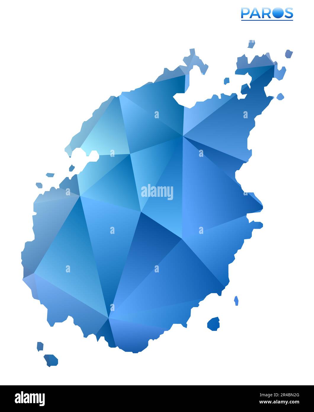 Paros map vector vectors hi-res stock photography and images - Alamy