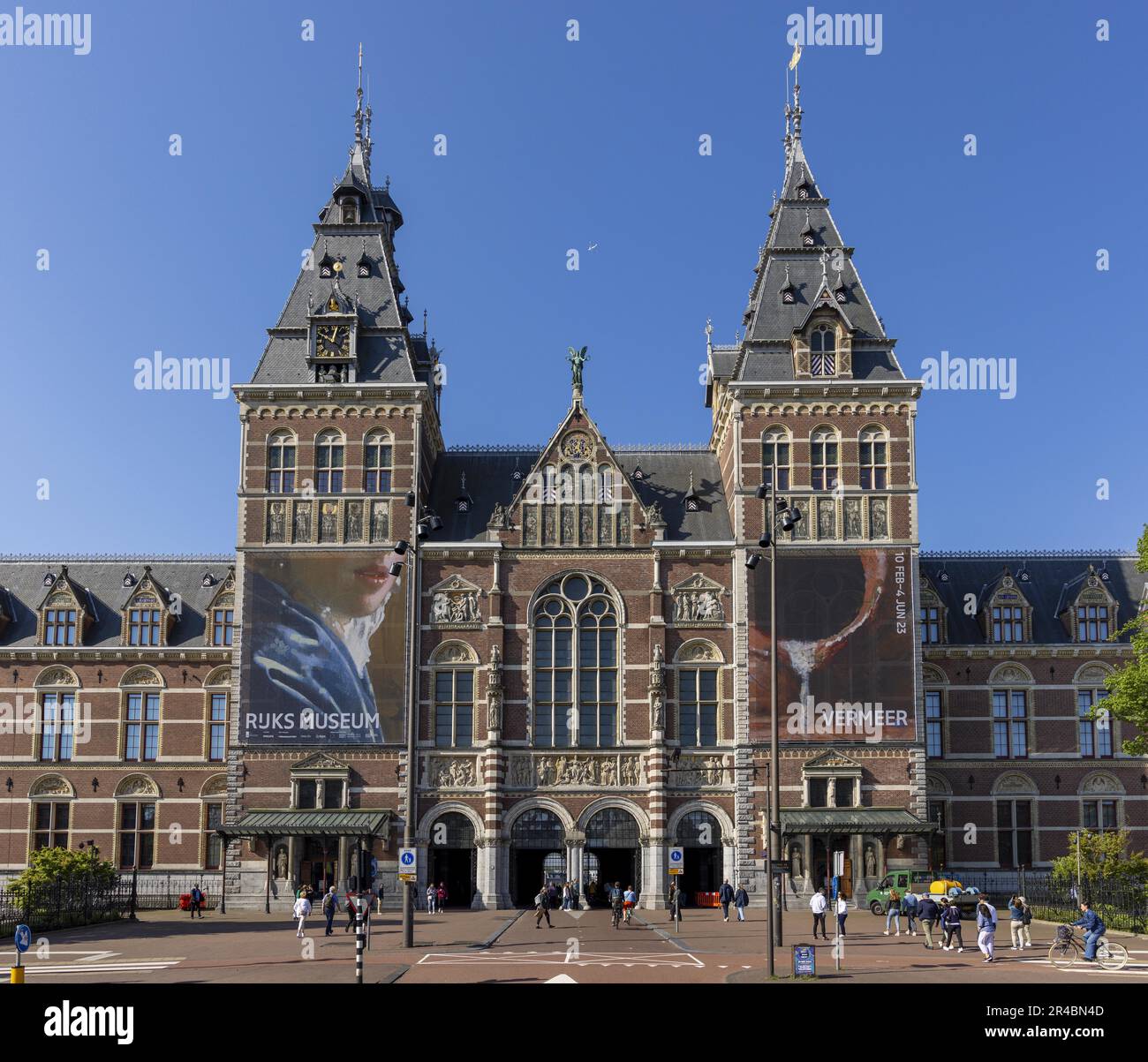Rijksmuseum, art museum, Amsterdam, capital of the Netherlands, Holland ...
