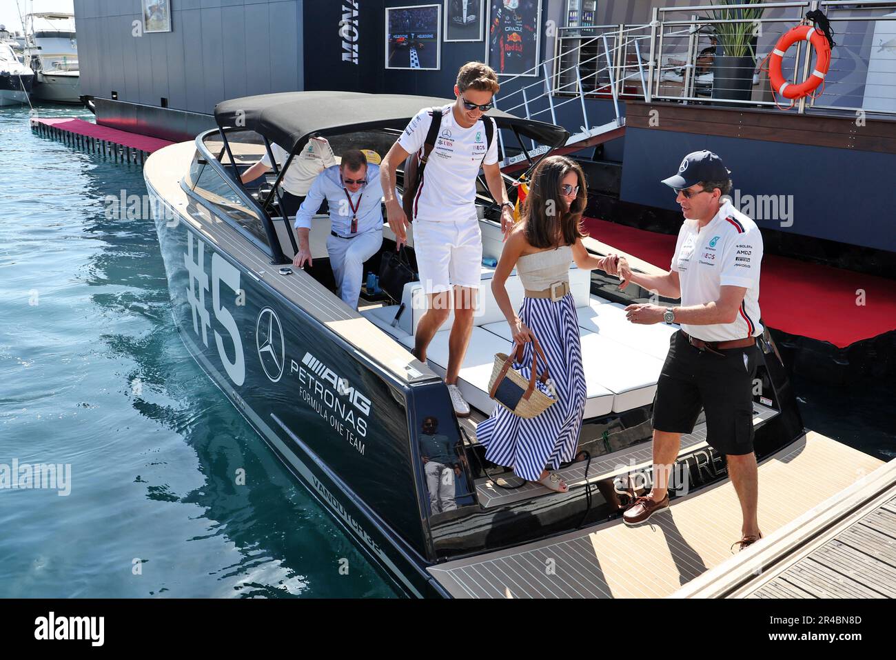 Monte Carlo, Monaco. 27th May, 2023. George Russell (GBR) Mercedes AMG ...