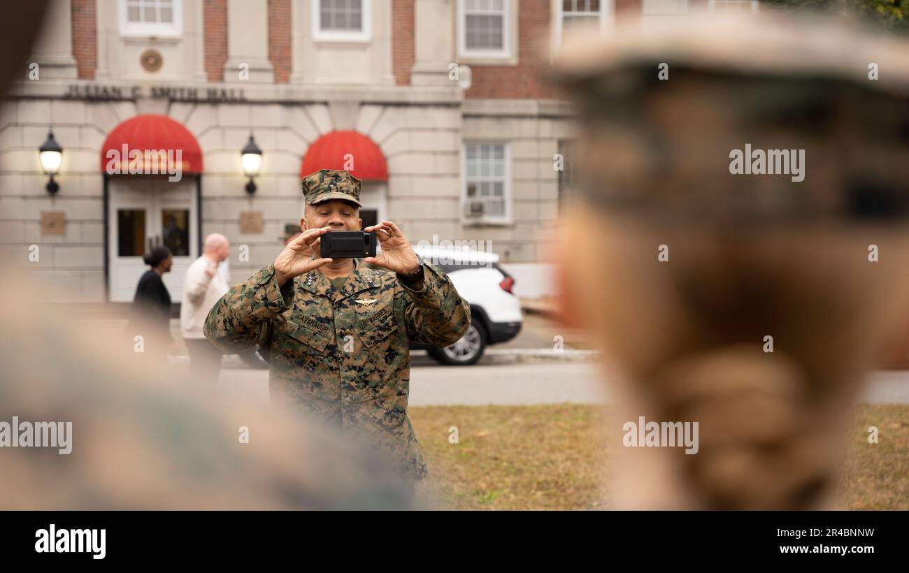 U.S. Marine Corps Lt. Gen. Brian W. Cavanaugh, the commanding general ...