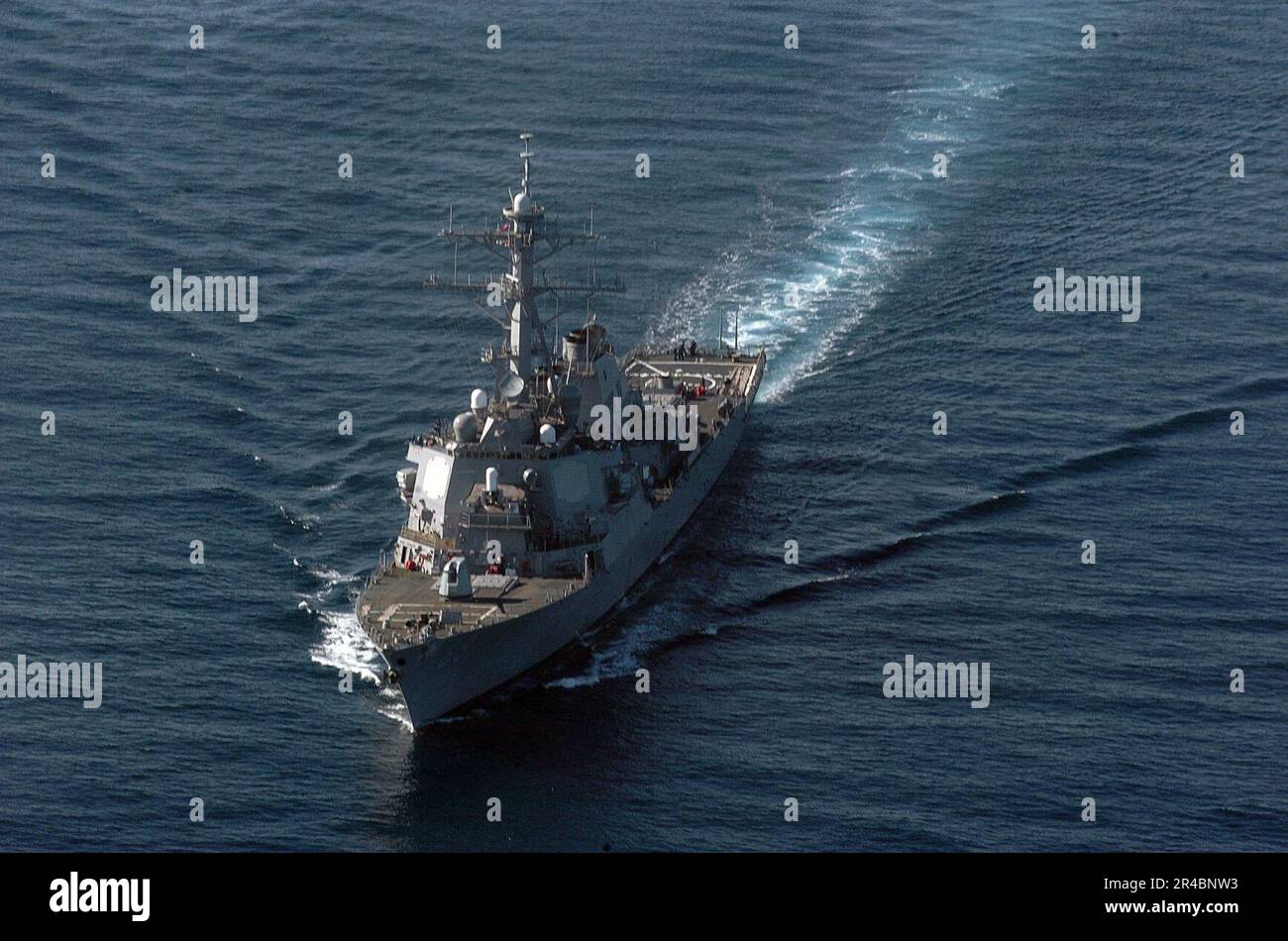 US Navy The guided missile destroyer USS Milius (DDG 69) sails through ...