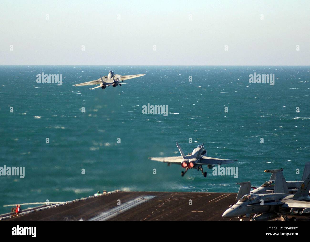 US Navy An F-14D Tomcat, assigned to the Tomcatters of Fighter Squadron ...