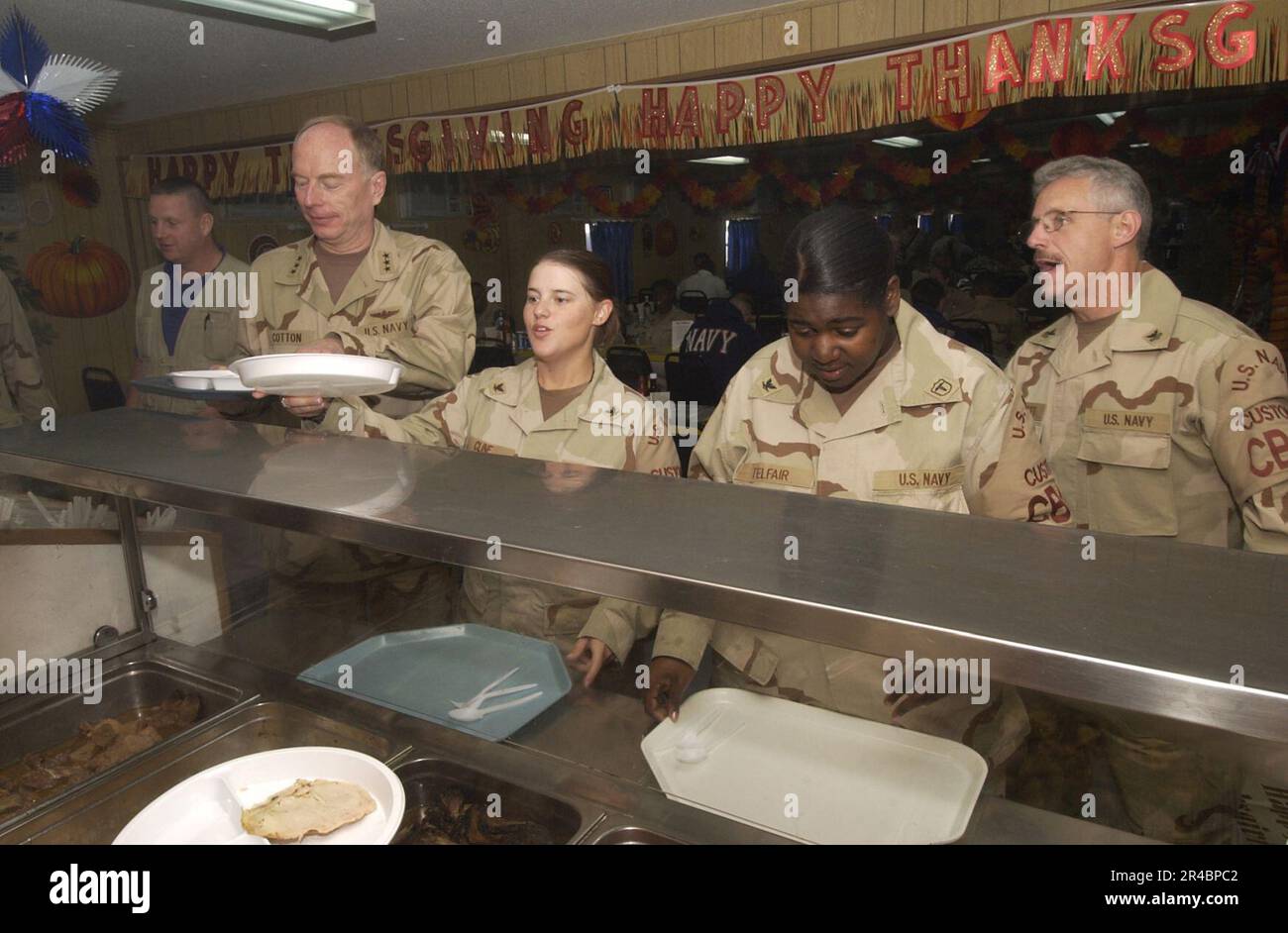 US Navy Commander Navy Reserve Forces celebrated Thanksgiving with ...