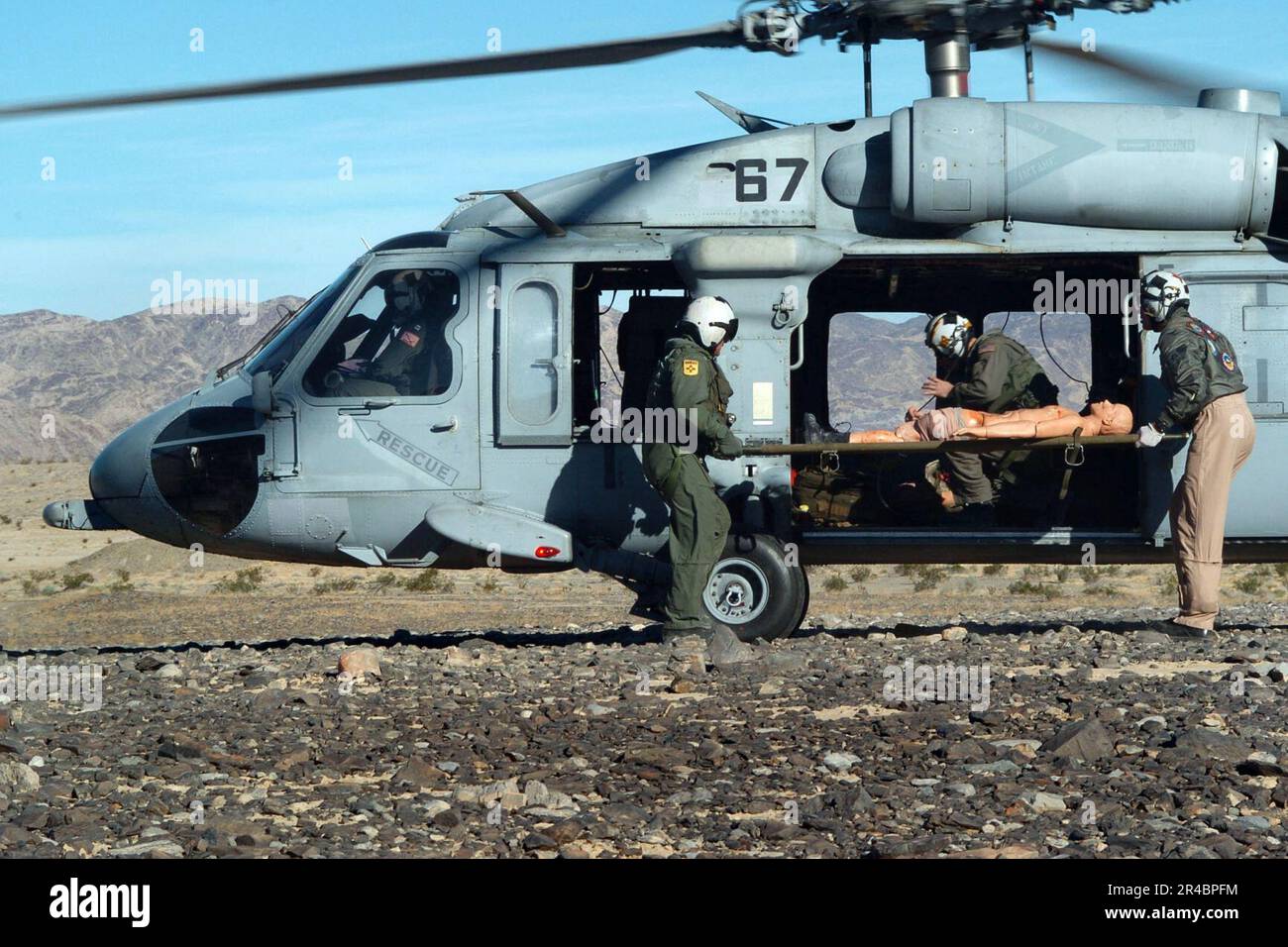 US Navy Aviation Warfare Technician 3rd Class left, and Hospital ...