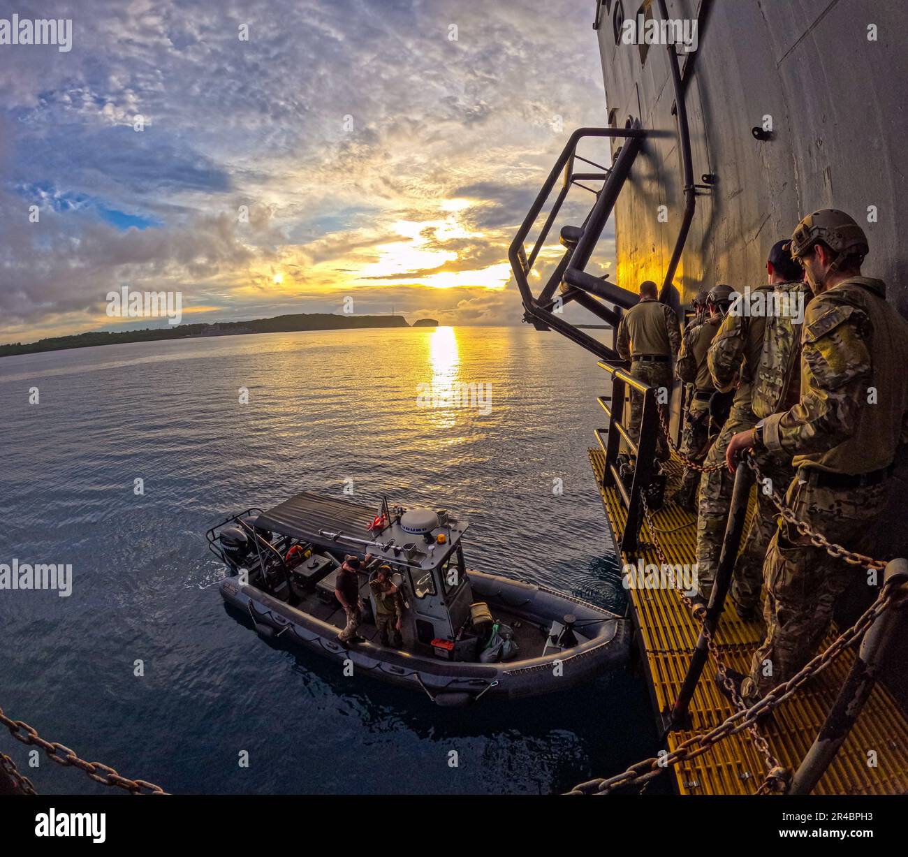 APRA HARBOR, Guam (Jan. 11, 2023) – Sailors assigned to Explosive ...