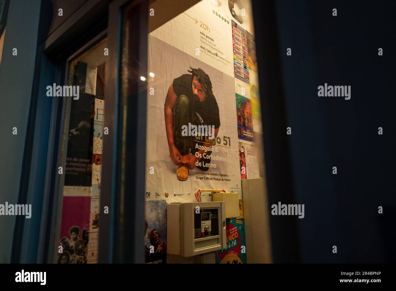 Poster of Mozambican Rapper Azagaia in CCFM in the City of Maputo ...