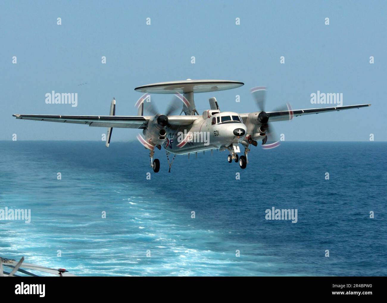 US Navy An E-2C Hawkeye, assigned to the Liberty Bells of Carrier ...