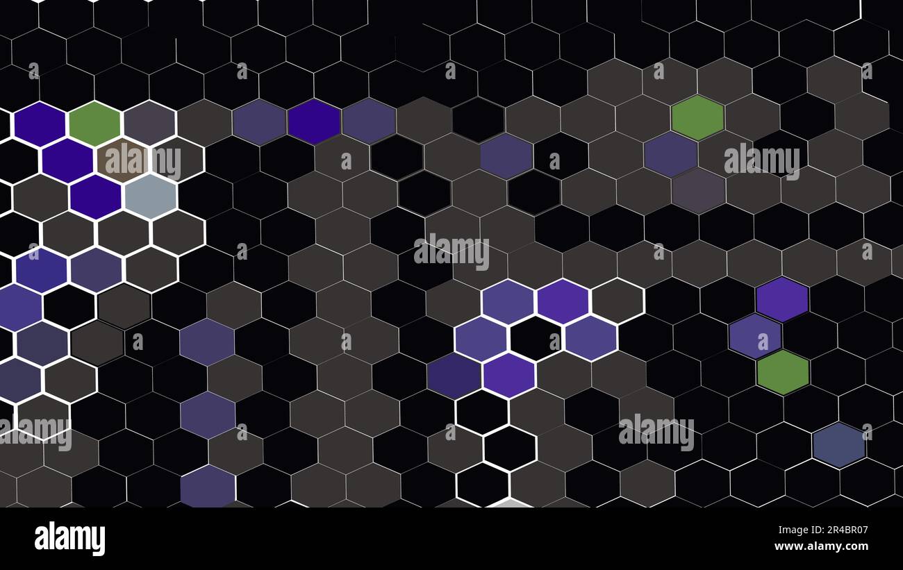 Illuminated Green Abstract Circle of Technology. A vibrant green ...