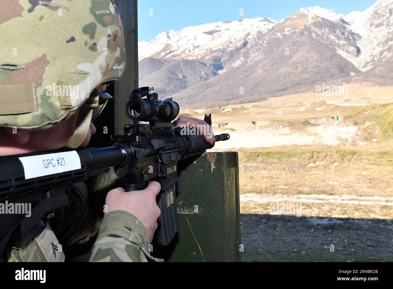 A soldier assigned to the U.S. Army Southern European Task Force ...