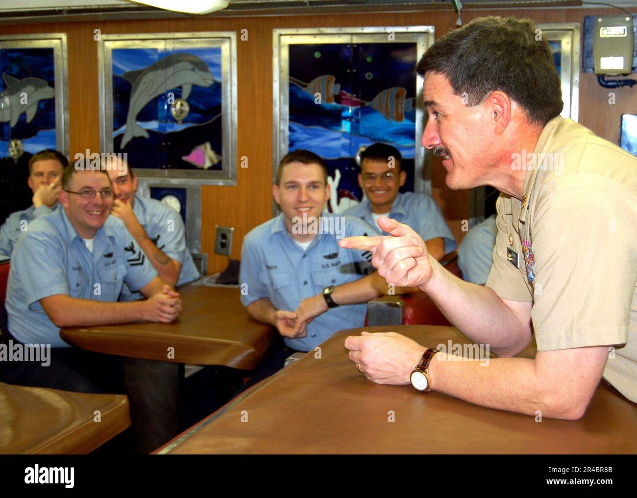 US Navy Master Chief Petty Officer of the Navy (MCPON) Terry Scott ...
