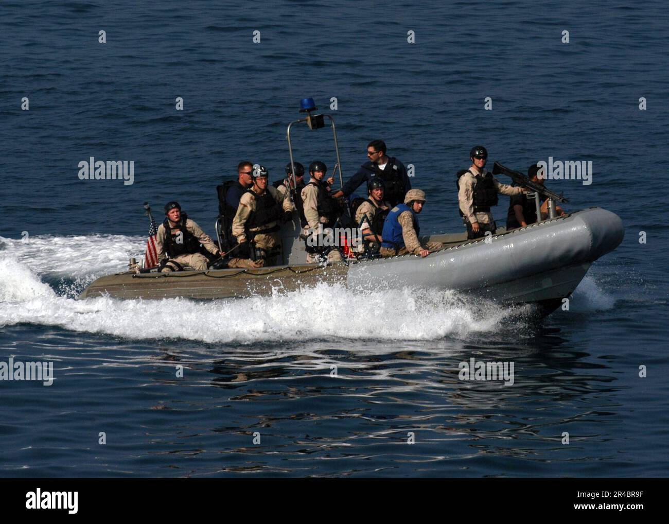 US Navy The Visit, Board, Search and Seizure (VBSS) team, assigned to ...