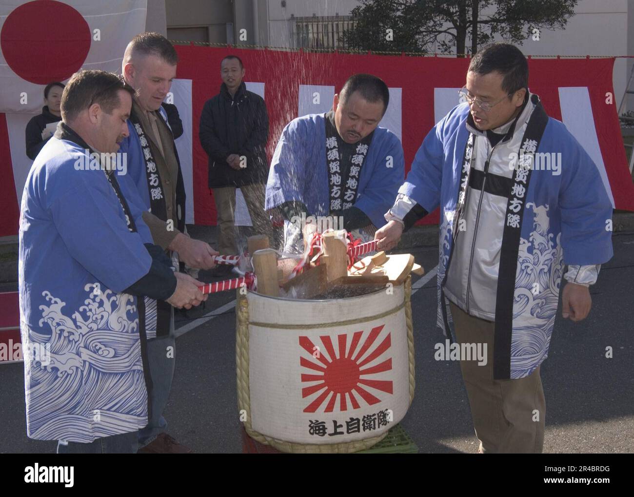 US Navy Command Master Chiefs along with Japan Maritime Self Defense ...