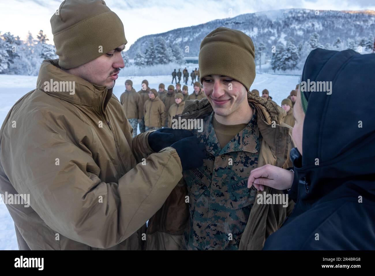 U.S. Marine Cpl. Brett Goodson, a data systems administrator with ...