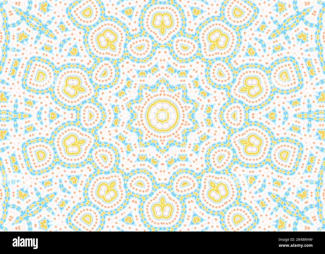 White background with abstract concentric color pattern Stock Photo - Alamy
