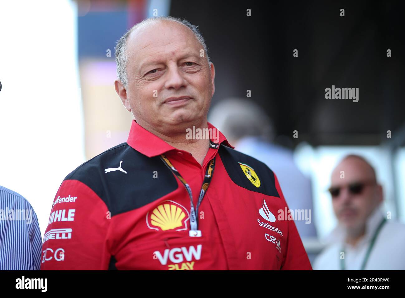 Frederic Vasseur Team Principal of the Scuderia Ferrari during the ...