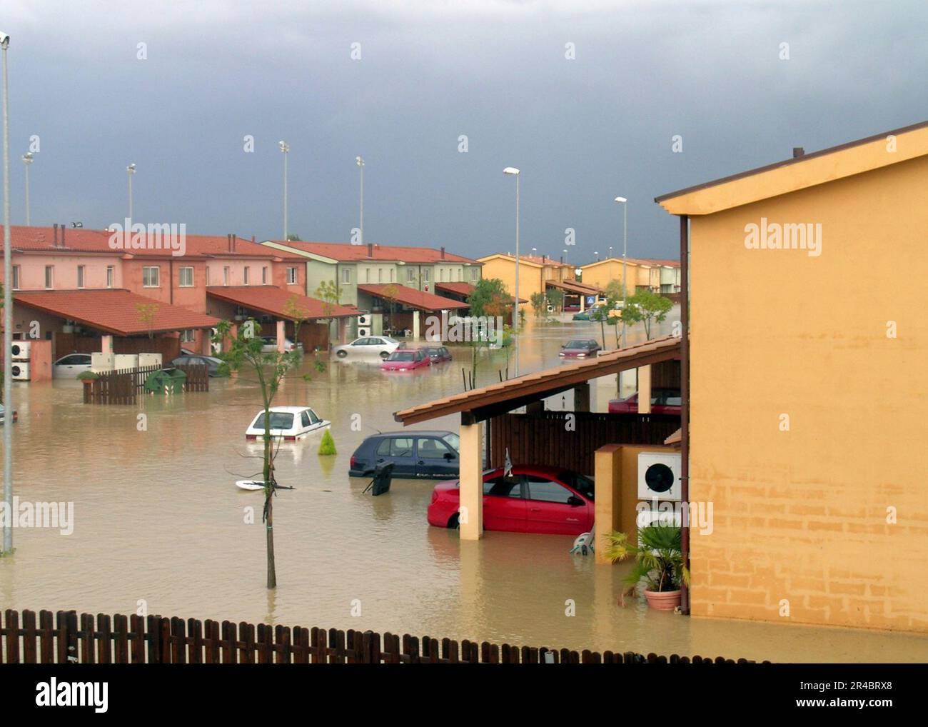 US Navy U.S. Navy family housing complex in the town of Maranai Stock ...