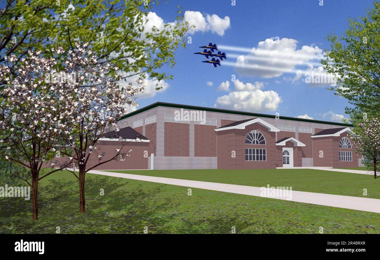 US Navy A computer illustration showing the new 34,844 square foot ...