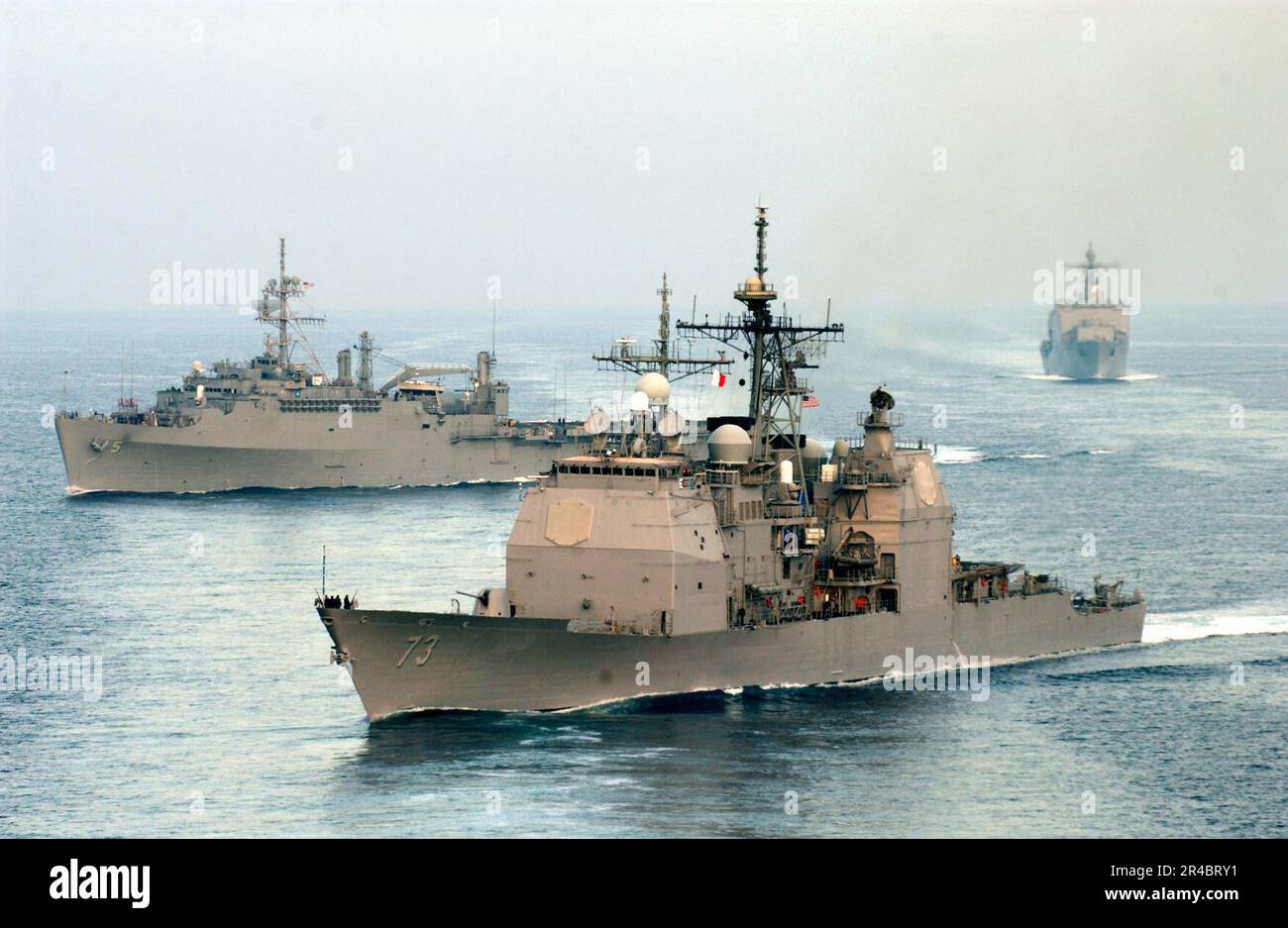 US Navy The guided missile cruiser USS Port Royal (CG 73), the ...